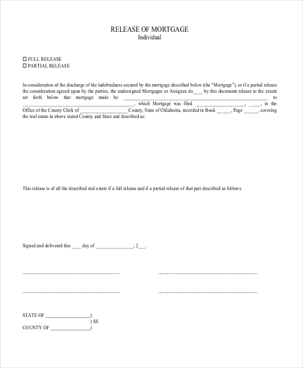FREE 13+ Release of Lien Form Samples, PDF, MS Word, Google Docs