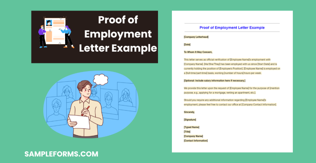 FREE 14+ Proof of Employment Letter Samples, PDF, MS Word, Google Docs