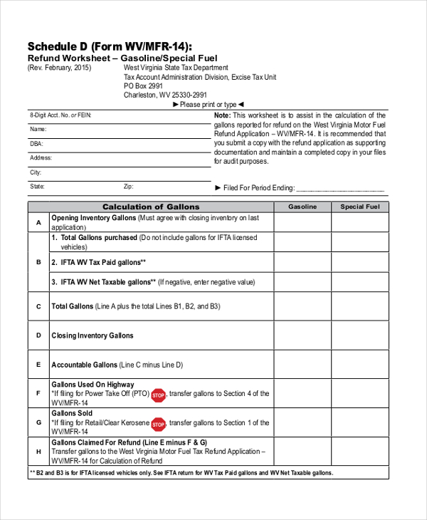 FREE 17+ Sample Schedule Forms in PDF | MS Word | Excel