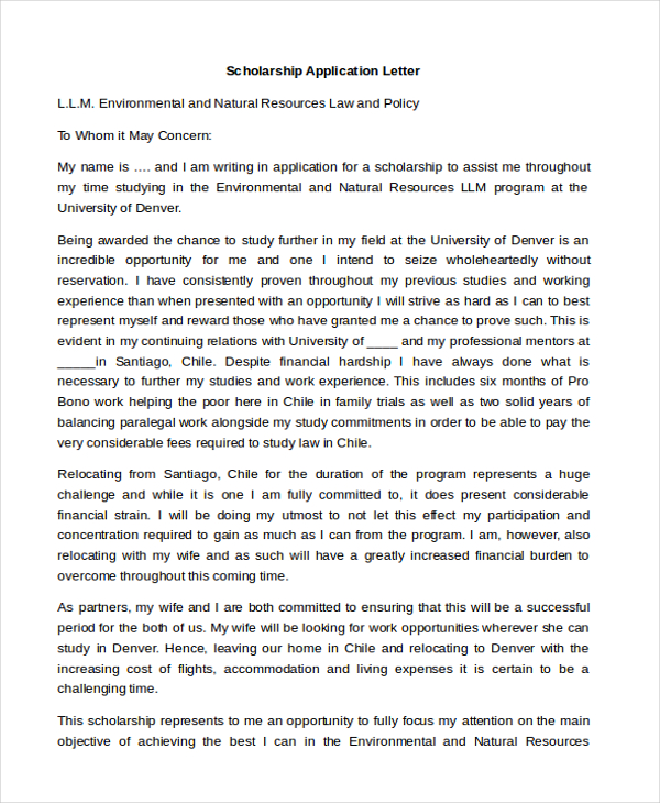 FREE 12+ Letter of Application Form Samples, PDF, MS Word, Google Docs