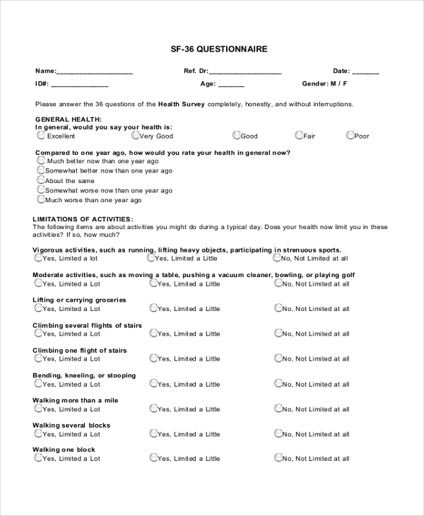 FREE 19+ Survey Form Samples, PDF, MS Word, Google Docs, Excel