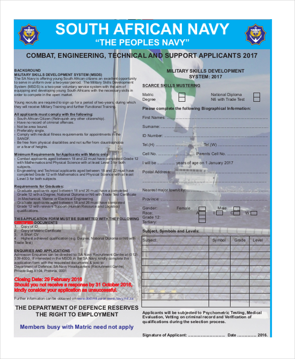 FREE 9+ Sample Old Navy Application Forms in PDF | MS Word