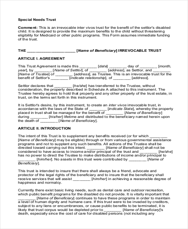 FREE 16+ Sample Will and Trust Forms in PDF | MS Word