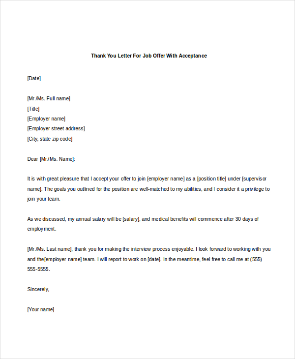 Fun Info About Offer Letter Acceptance Format Cv Examples Word 