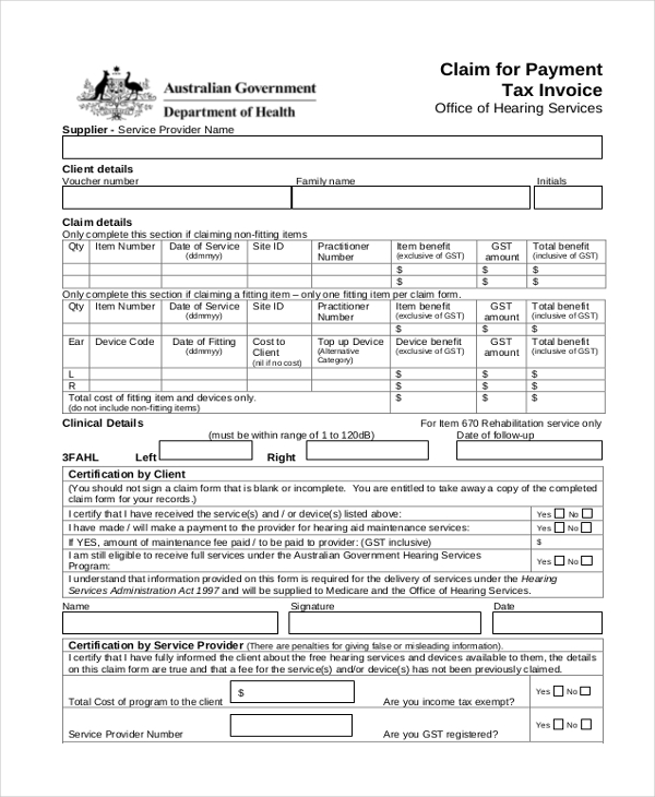 FREE 14+ Invoice Form Samples, PDF, MS Word, Google Docs