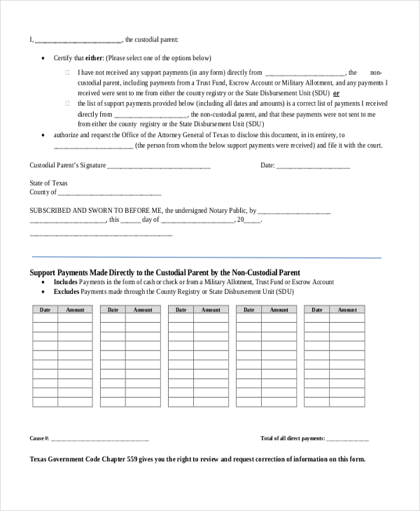 FREE 9+ Sample General Affidavit Forms in PDF | Excel | MS Word