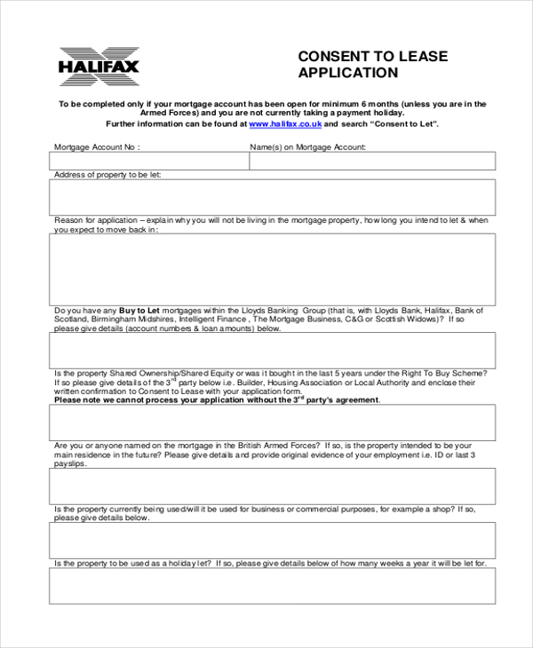 FREE 9+ Lease Application Form Samples in PDF | MS Word