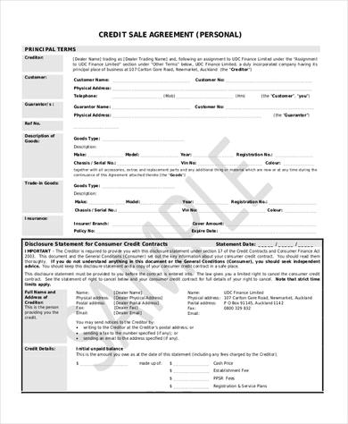 FREE 9+ Sales Agreement Forms in MS Word | PDF