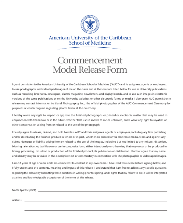 FREE 10+ Sample Model Release forms in MS Word | PDF