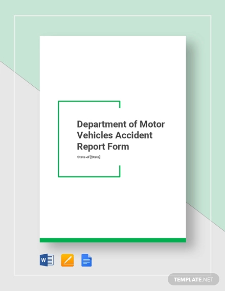FREE 32+ Accident Report Form Samples, PDF, MS Word, Google Docs