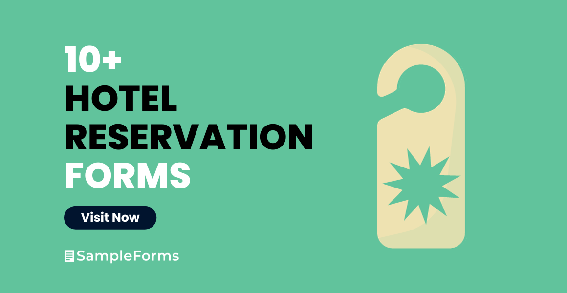 FREE 10+ Sample Hotel Reservation Forms in MS Word | PDF | Excel