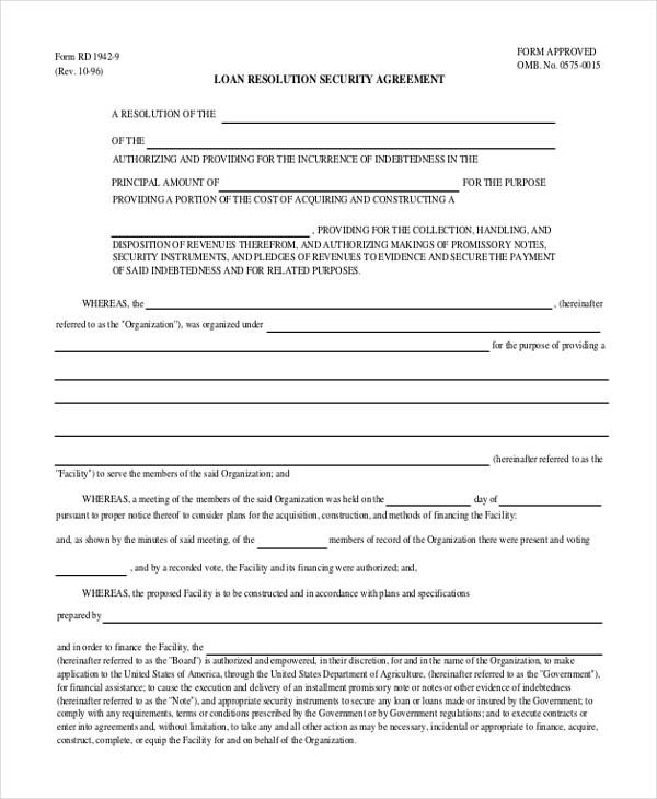 FREE 7+ Sample Security Agreement Forms in PDF | MS Word
