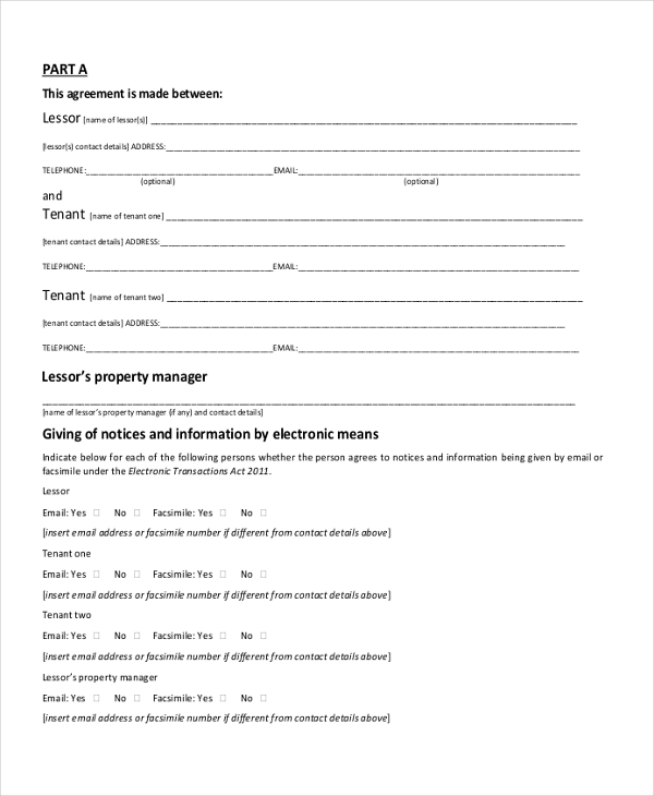 FREE 8+ Sample House Lease Agreement Forms in PDF | MS Word