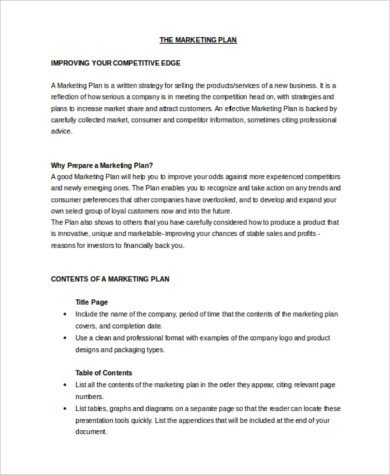 FREE 7+ Sample Marketing Proposal Forms in PDF | MS Word