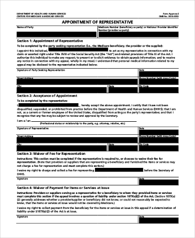 FREE 8+Sample Authorized Representative Forms in MS Word | PDF