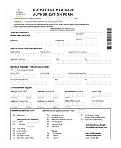 FREE 8+ Sample Medicare Authorization Forms in PDF | MS Word