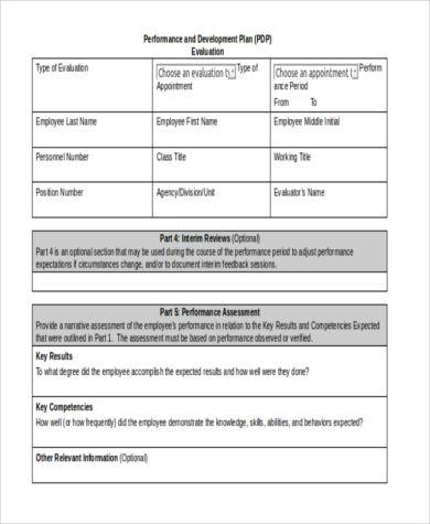 FREE 7+ Sample Performance Evaluation Examples in PDF | MS Word