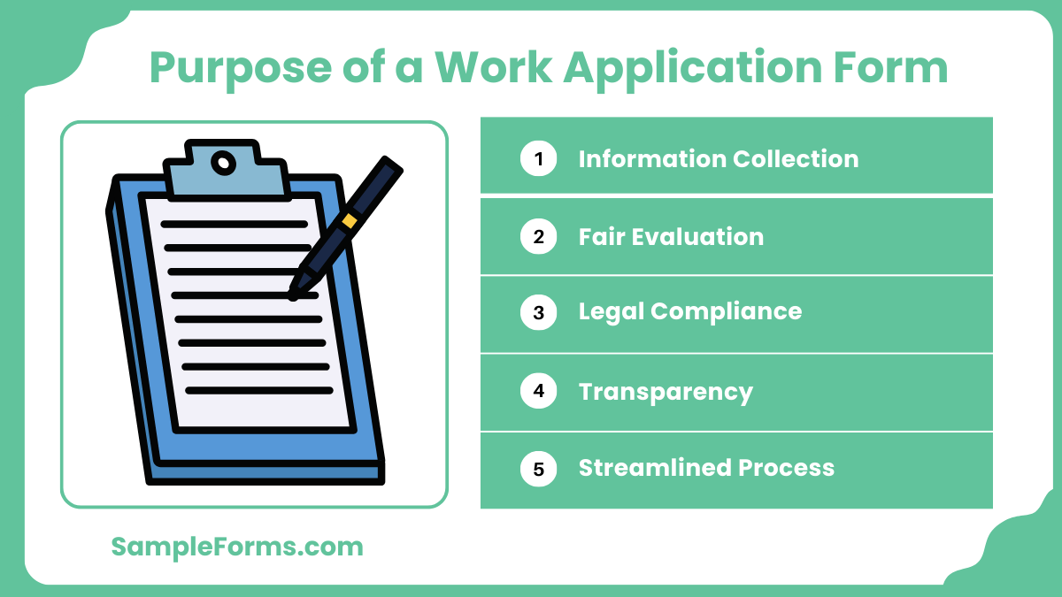 FREE 12+ Work Application Form Samples, PDF, MS Word, Google Docs