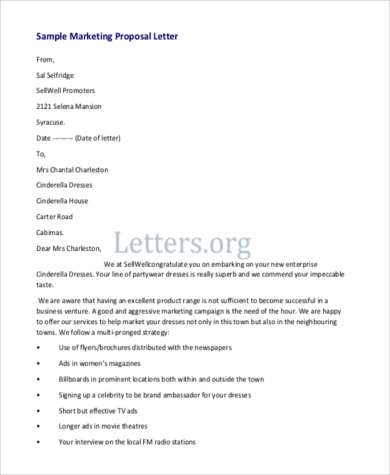 FREE 7+ Sample Marketing Proposal Forms in PDF | MS Word