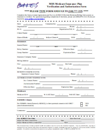 FREE 8+ Sample Medicare Authorization Forms in PDF | MS Word