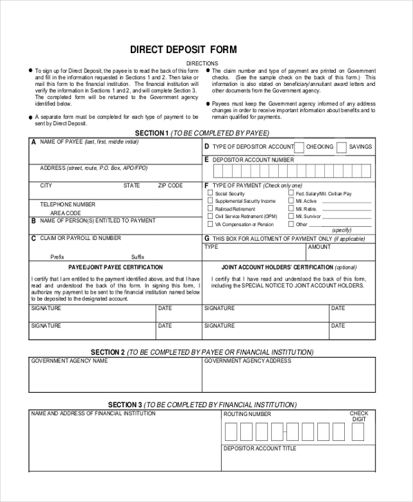 FREE 16+ Sample Social Security Forms in PDF | MS Word