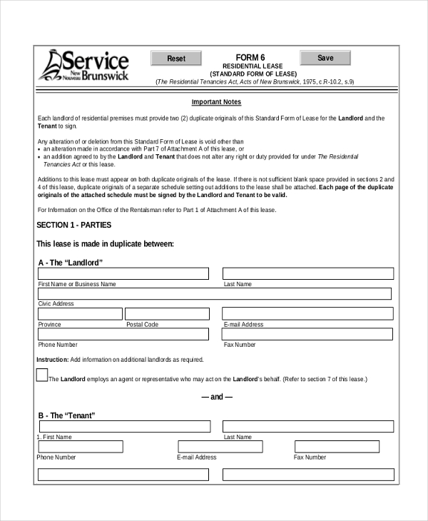 FREE 8+ Sample House Lease Agreement Forms in PDF | MS Word