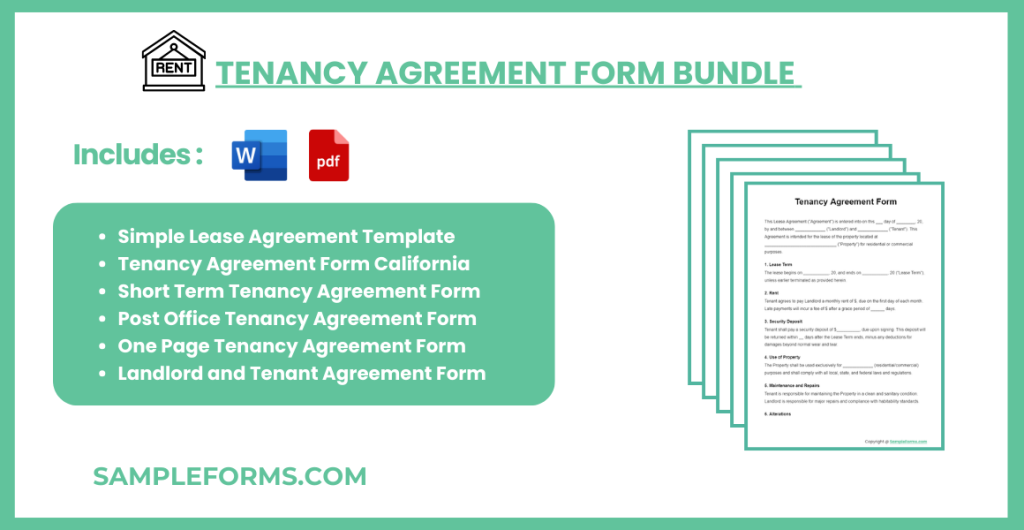 FREE 14+ Tenancy Agreement Form Samples, PDF, MS Word, Google Docs