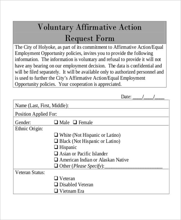FREE 11+ Sample Action Request Forms in PDF | MS Word
