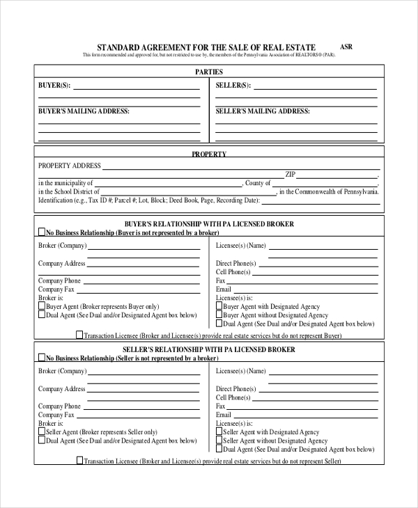 FREE 9+ Sales Agreement Forms in MS Word | PDF
