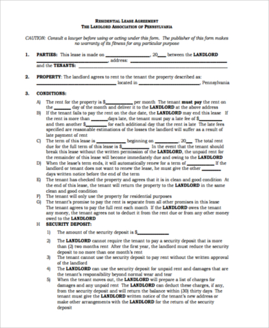 FREE 8+ Sample Apartment Rental Agreements in PDF | MS Word