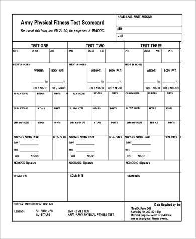 FREE 13+ Physical Fitness Form Samples, PDF, MS Word, Google Docs