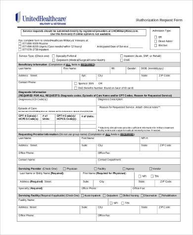 FREE 9+ Sample Authorization Request Forms in PDF | MS Word | Excel