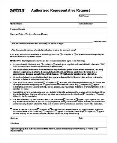 FREE 13+ Authorized Representative Forms Samples, PDF, MS Word, Google Docs