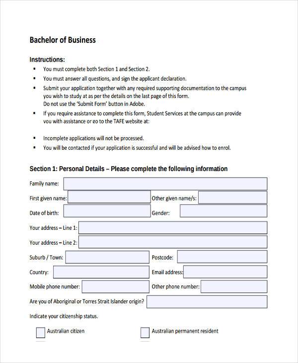 FREE 9+ Sample Business Short Forms in PDF | MS Word | Excel