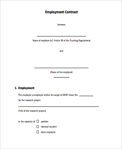 FREE 12+ Binding Contract Form Samples, PDF, MS Word, Google Docs
