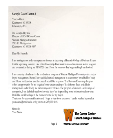 FREE 13+ Application Letter Samples, PDF, MS Word, Google Docs