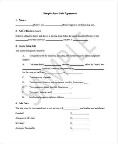 FREE 8+ Sample Business Sale Forms in PDF | MS Word