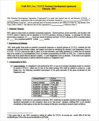 FREE 8+ Sample Development Agreement Forms in PDF | MS Word