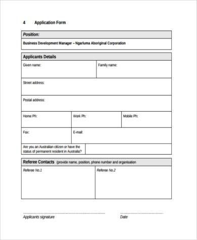 FREE 9+ Sample Business Development Forms in PDF | MS Word
