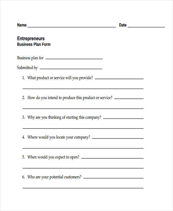 FREE 9+ Sample Business Short Forms in PDF | MS Word | Excel