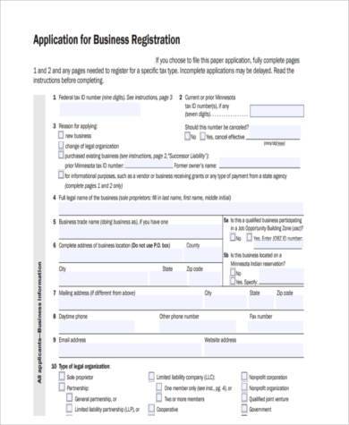 FREE 9+ Sample Business Forms in PDF | Excel | MS Word
