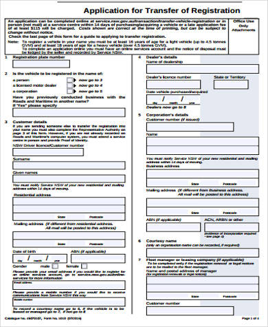 FREE 12+ Business Registration Form Samples, PDF, MS Word, Google Docs ...