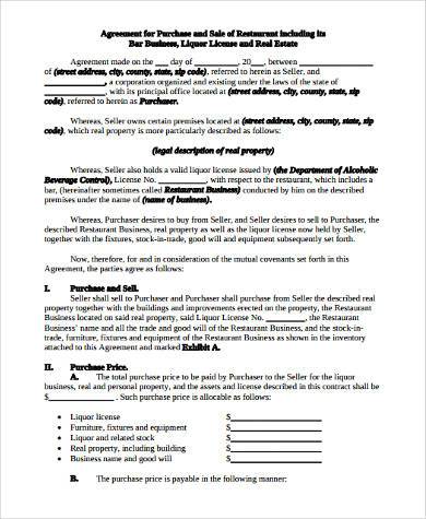 FREE 8+ Sample Business Sale Forms in PDF | MS Word