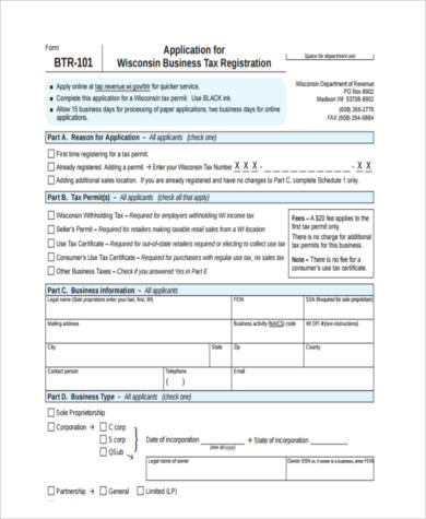 FREE 10+ Sample Business Tax Forms in PDF | MS Word | Excel