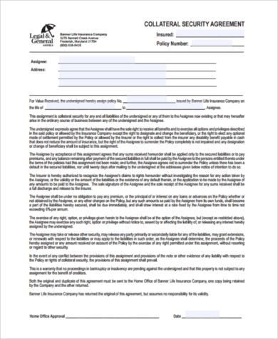 FREE 9+ Sample Security Agreement Forms in PDF | MS Word