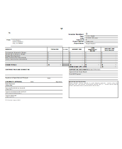 FREE 8+ Sample Business Invoice Forms in MS Word | PDF | Excel