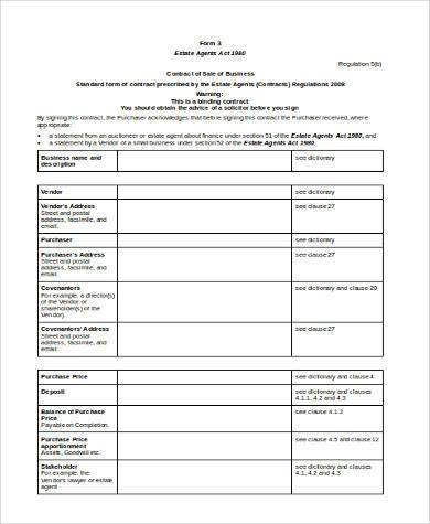 FREE 9+ Sample Business Forms in PDF | Excel | MS Word
