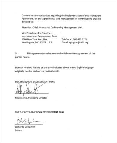 FREE 8+ Sample Cooperation Agreement Forms in PDF | MS Word