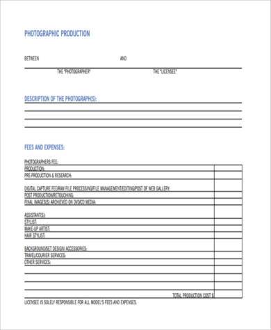 FREE 8+ Photography Invoice Samples in PDF | Excel