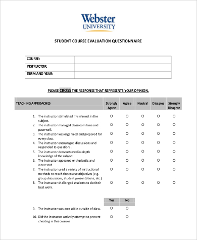 FREE 14+ Survey Questions for Students Samples, PDF, MS Word, Google Docs